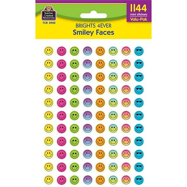 Teacher Created Resources TCR3925 Brights for Ever Smiley Face Valu ...