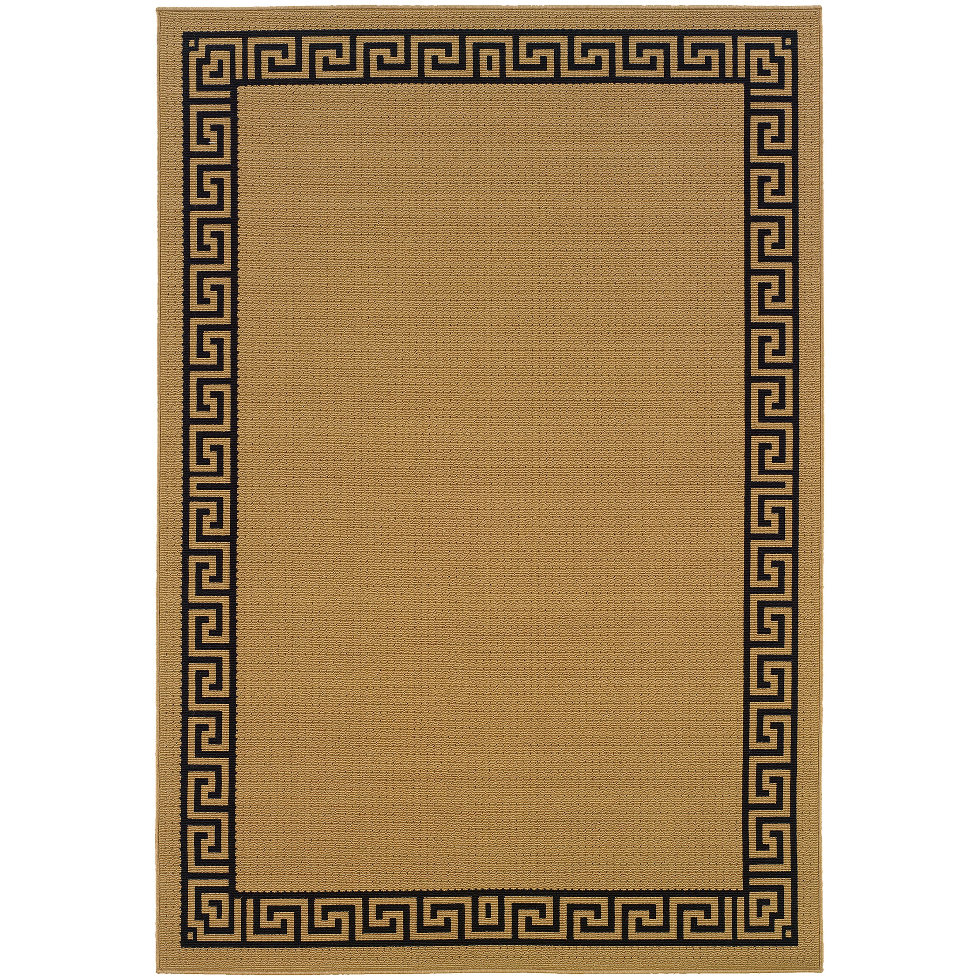 Avalon Home Lindos Greek Key Border Indoor/Outdoor Area Rug - Walmart ...