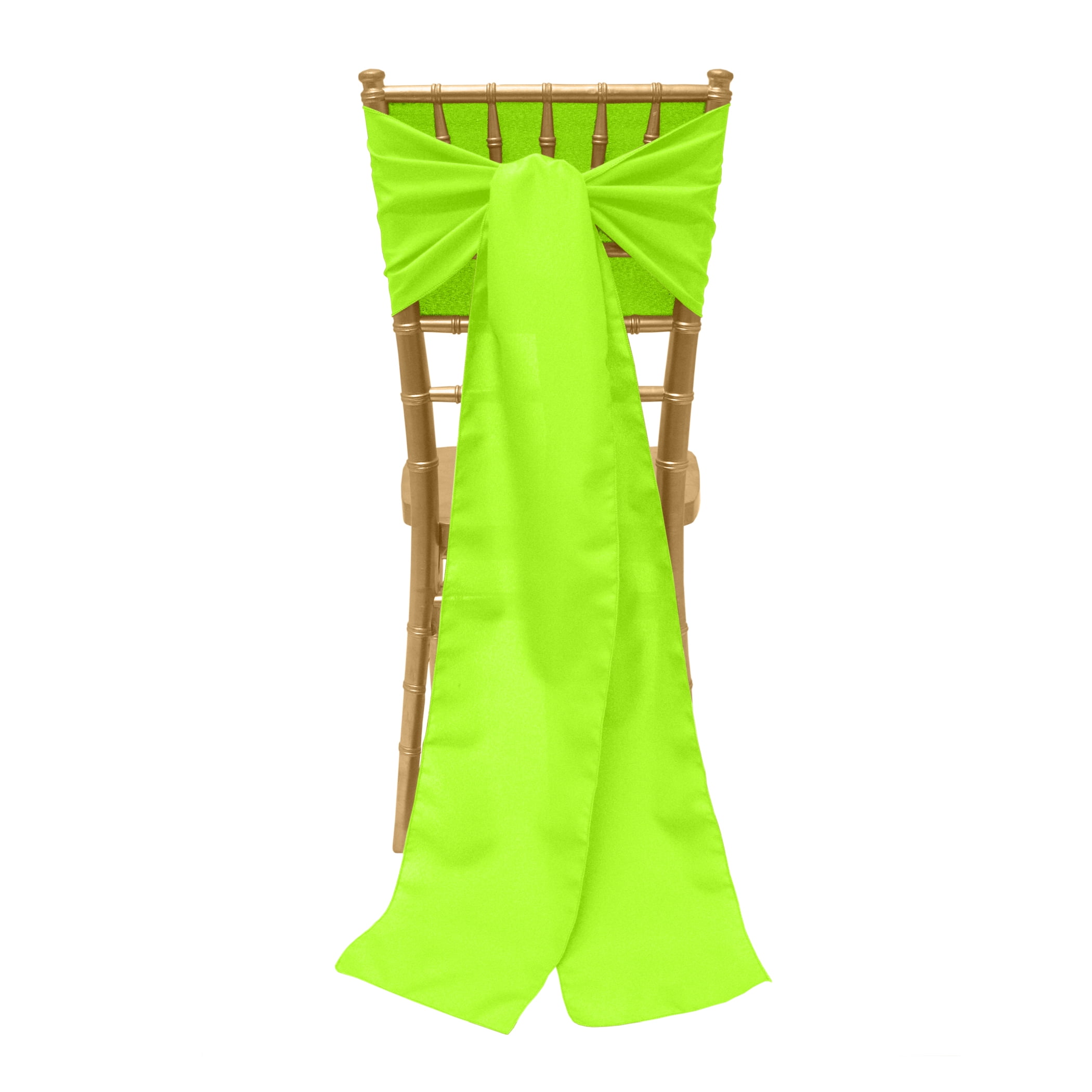 Ultimate Textile 8 x 100-Inch Polyester Chair Tie Sash - Walmart.com