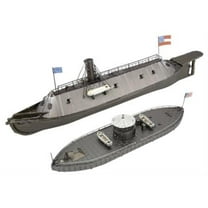 Metal Earth ICX231 USS Monitor & Merrimack Ironclad Warships Battle of ...