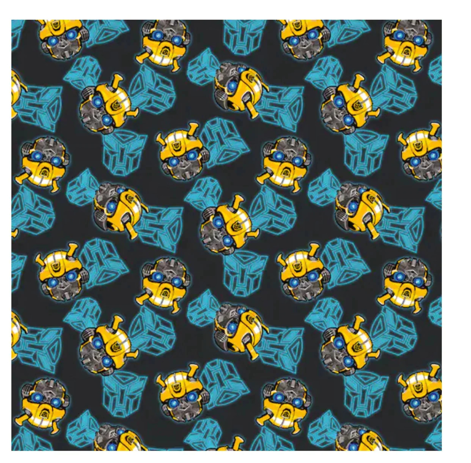 Transformers Bumblebee Head Toss Cotton Fabric - Walmart.com