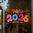 2026 Christmas Window Decorative Stickers With Adhesive Backing And Pvc ...