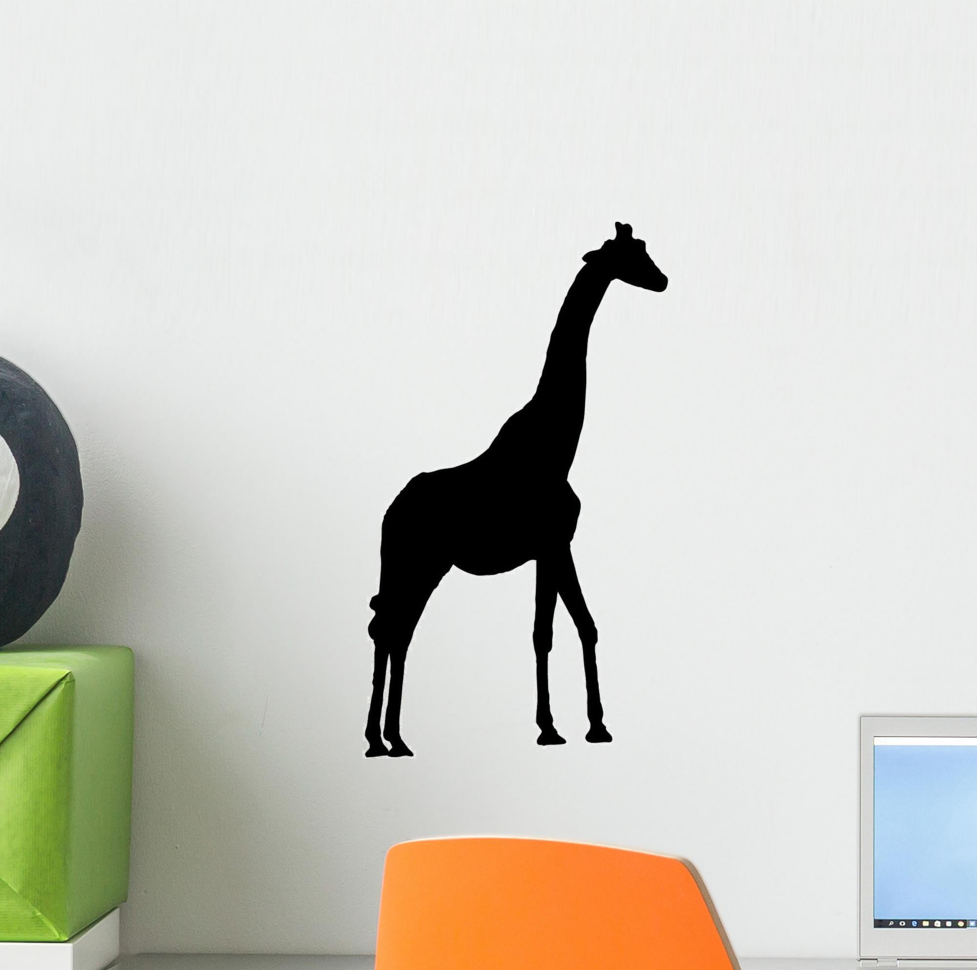 Wall Hangings Signs Wall Décor Personalised Giraffe Vinyl Wall Sticker ...