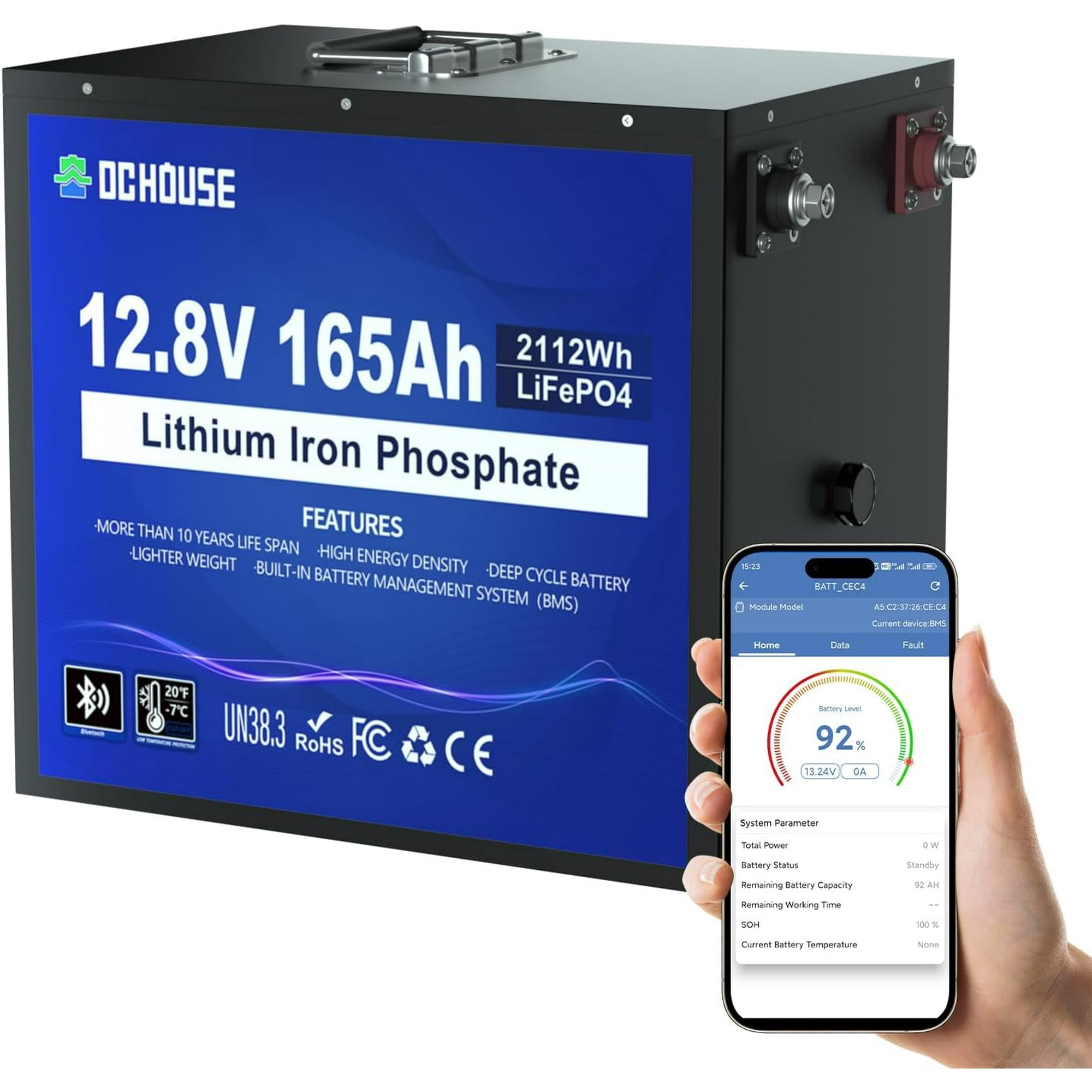 Click here for ‎dc House Dc House 12v 165ah Lifepo4 Lithium Batte... prices