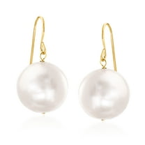 Ross-Simons 12-14mm Cultured Baroque Pearl Drop Earrings in 14kt Yellow Gold, Women's, Adult ...
