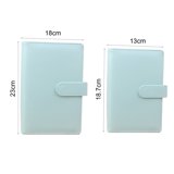 6-Ring Multi-pockets Loose-Leaf Binder Cover Faux Leather Planner Diary ...