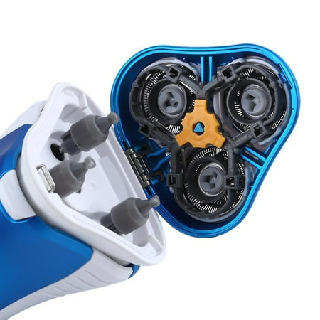 KM-5880 Rechargeable Electric Shaver Triple Blade Washable Electric ...