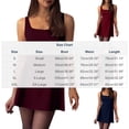 Cekizud Summer Dresses for Women Square Neck Sleeveless A-Line Mini ...