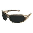 Edge Eyewear Brazeau Safety Glasses Smoke Lens Camouflage Frame 1 pc ...