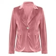 Breezora Women's Button Up Suit Jacket for Fall Winter Outerwear ...