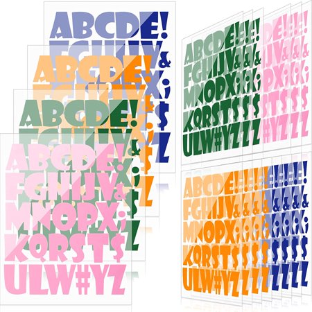 18 Sheets Iron-on Letters PU Vinyl Iron on Letters 2 Inch Heat Transfer ...