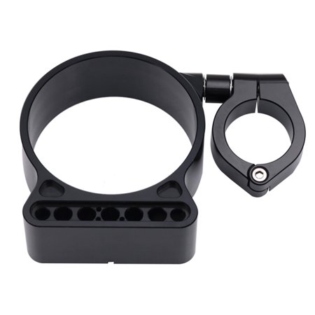 SHARKDOOK Motorbike Speedometer Bracket Black Aluminium Side Mount ...