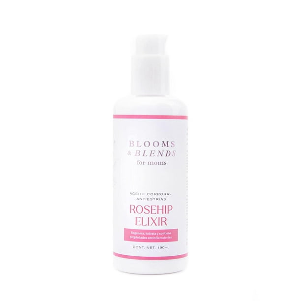 Blooms & Blends for Moms - ROSEHIP ELIXIR - Aceite corporal antiestrías multicolor | Bodega ...