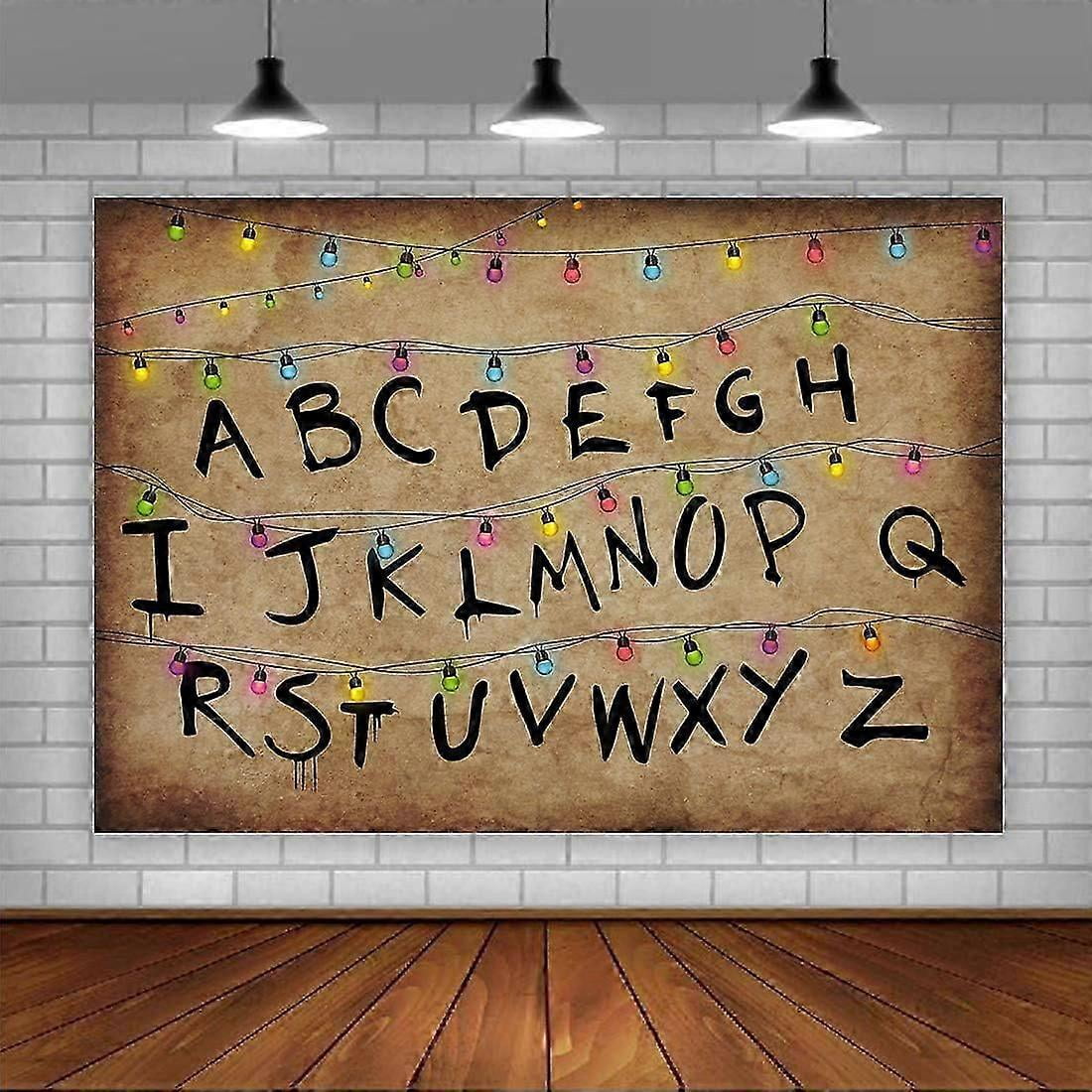 Click here for Bgnaty Lofaris Stranger Backdrop Rustic Alphabet C... prices