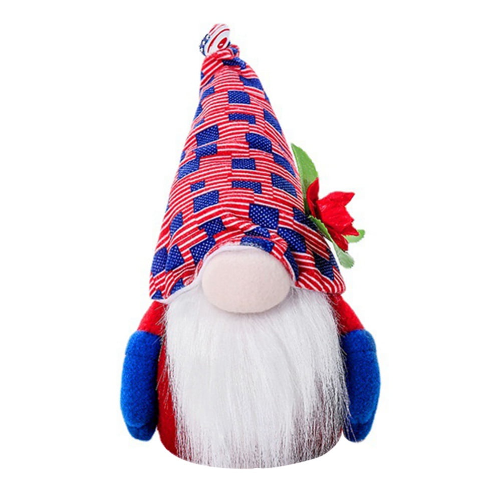 Handmade Faceless Plushies Toys, American Independence Day Faceless ...