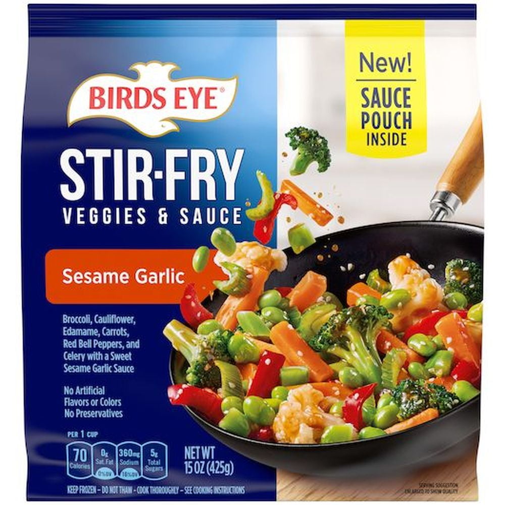 Birds Eye Sesame Garlic Stir Fry Veggies and Sauce, 15 Ounce -- 5 per ...