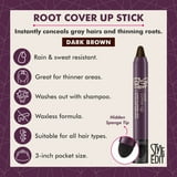 Style Edit Temporary Gray Hair Corrector: Dark Brown Root Cover Up ...