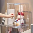 Clear Stackable Plastic Storage Bins with Magnetic Lid, Dustproof ...