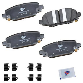 Wilwood BP-10 Compound Brake Pads Dynalite Caliper Set of 4 P/N 150 ...