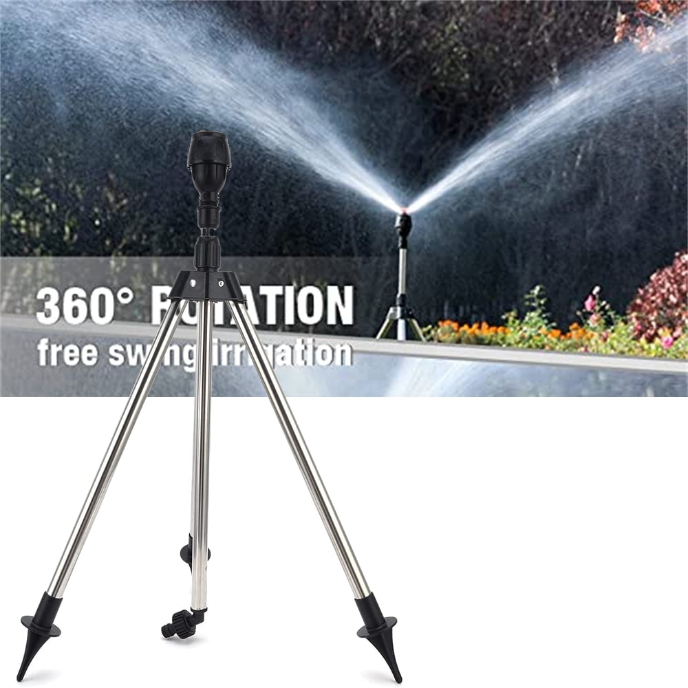 Sksloeg Rotating Tripod Sprinkler, 360 Degree Rotating Tripod Sprinkler ... Sksloeg Rotating Tripod Sprinkler, 360 Degree Rotating Tripod Sprinkler ...
