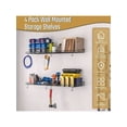 2 Pack Garage Wall Shelf, Wall Mounted Storage Shelves, Heavy Duty ...