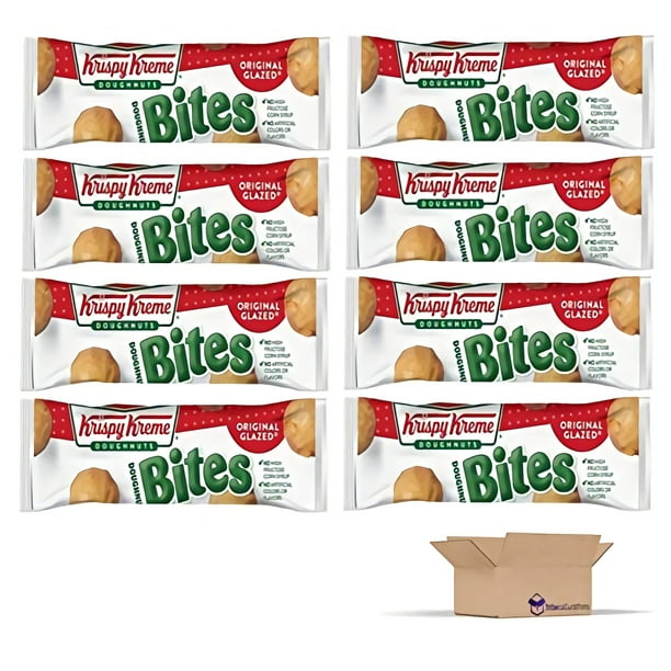 Original Glazed Doughnut Bites by Krispy Kreme Donuts | 2 Oz | 5 Pack ...