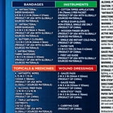 Equate On-the-Go First Aid Kit with Antibacterial Bandages, 85 Items ...