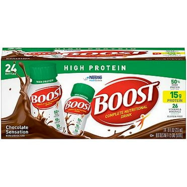 Boost High Protein Ready to Drink Nutritional Drink, Rich Chocolate, 24 ...