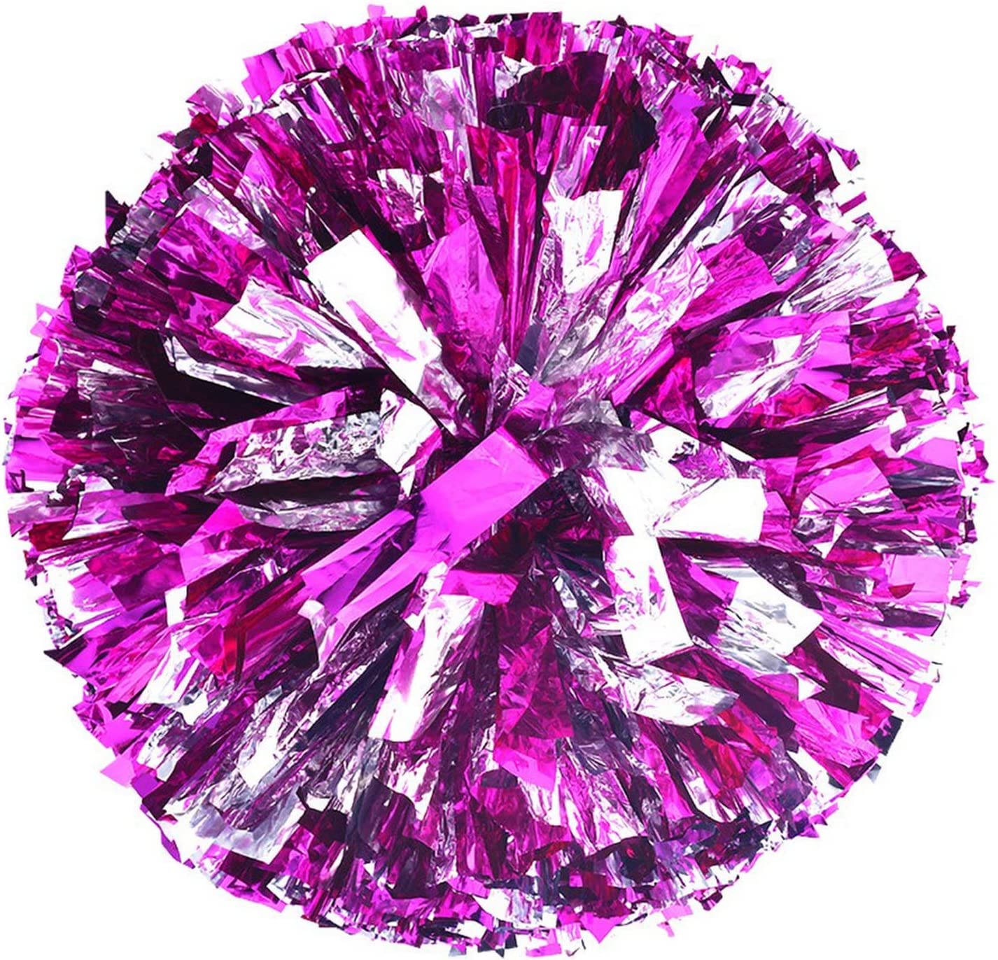 XXMU 2 Pack Cheerleader Pom Poms Sports Dance Cheer Plastic Pom Poms ...