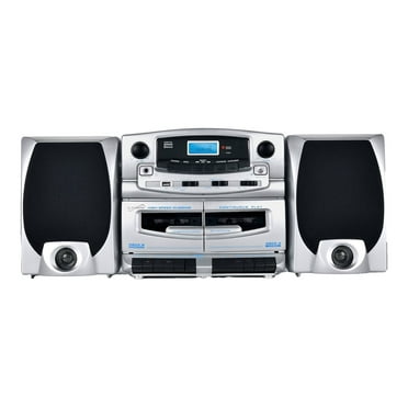 Portable Electric CD Player with AM-FM Stereo, Radio Cassette Combo ...