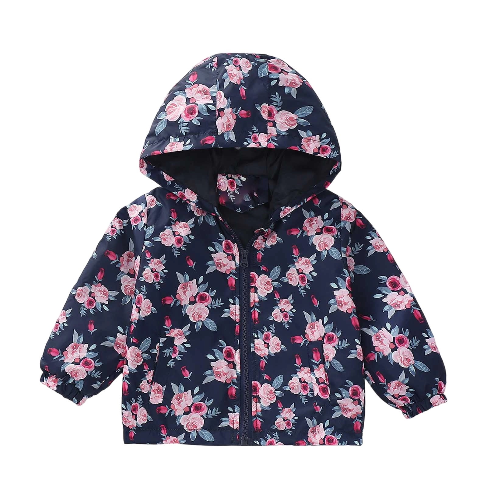 Click here for Tanghaowl Girls Windproof Hooded Jacket With Carto... prices