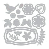 Sizzix Thinlits Die set 11PK - Spring Things by Lynda Kanase - Walmart.com