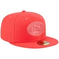 Men's New Era Scarlet San Francisco 49ers Color Pack Brights 59FIFTY ...
