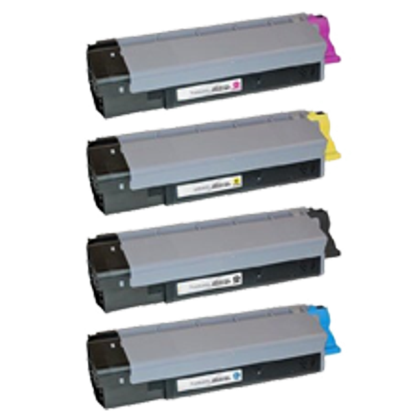 Zoomtoner Compatible OKIDATA CX2032 (Type C8) Laser Toner Cartridge Set ...