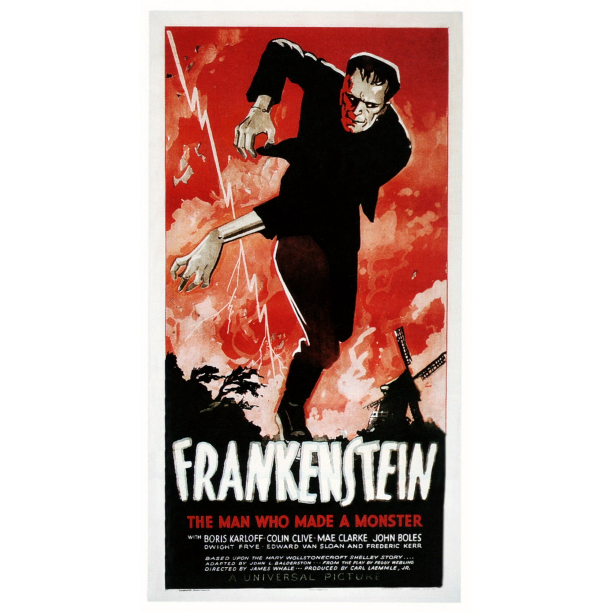 Karloff Frankenstein Poster