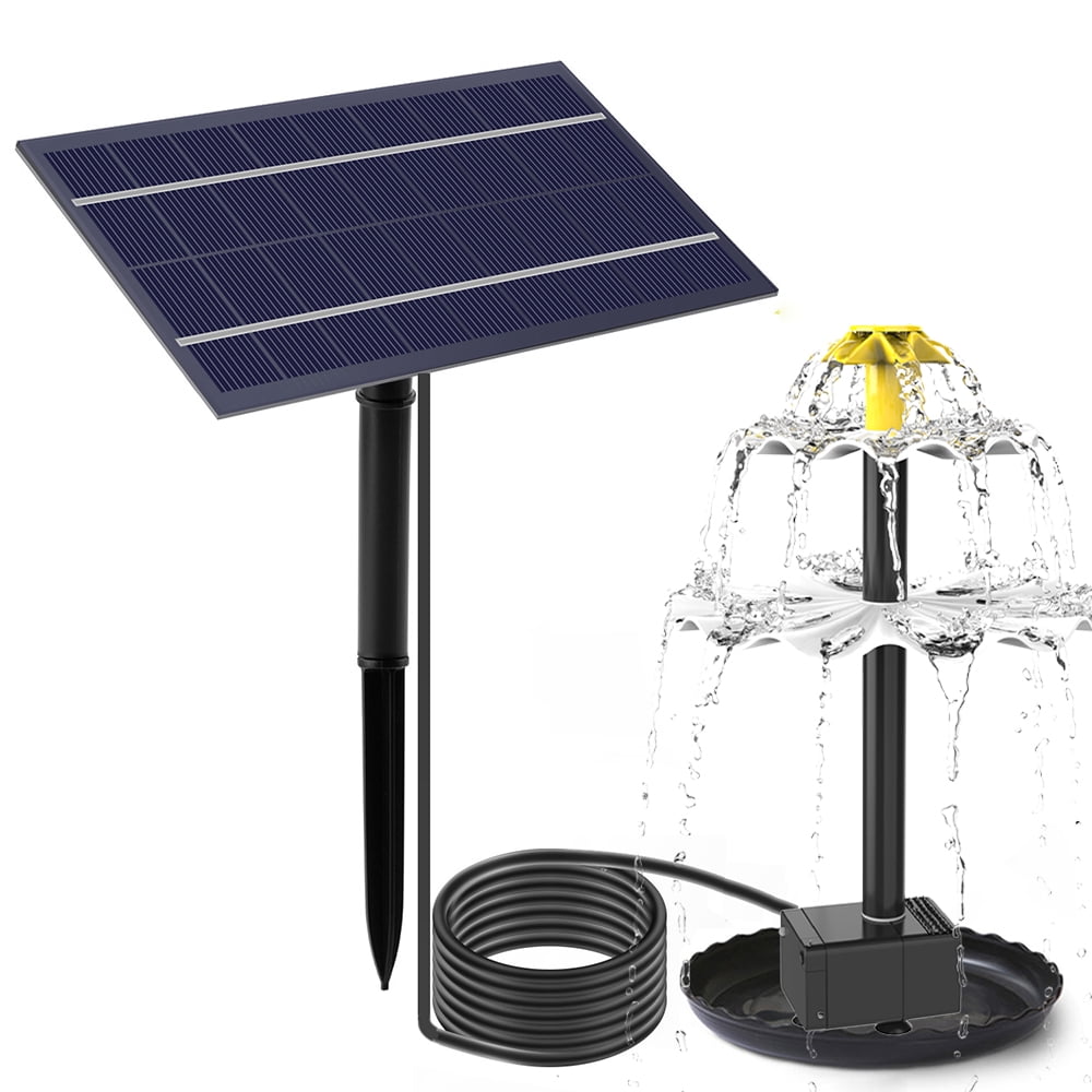 Click here for Pepisky 4w Solar Fountain Pump For Bird Bath With... prices