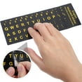 6 Sheets Universal English Keyboard Stickers Laptop Covers for US ...