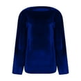 DDAPJ pyju Velvet Tops for Women Casual Long Sleeve Stylish Shirt Cowl ...