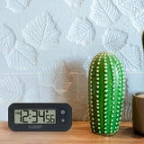 La Crosse Technology Digital Mini Magnetic Alarm Clock with Stopwatch ...