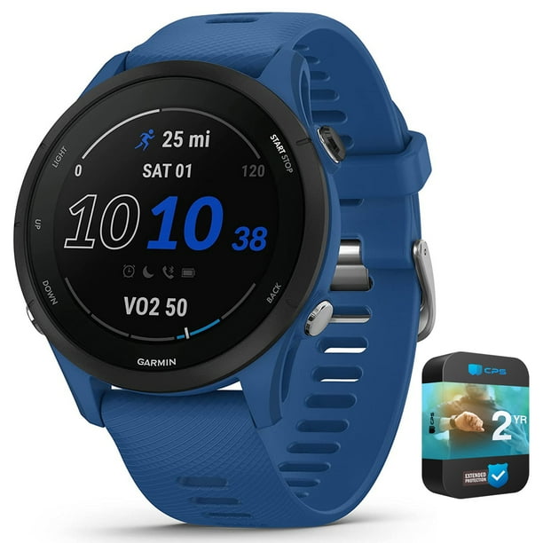 Garmin 010-02641-01 Forerunner 255 GPS Smartwatch Tidal Blue Bundle ...
