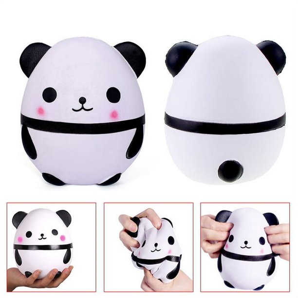 EIMELI Jumbo Cute Panda Egg Slow Rising Kawaii Squeeze Toy Stress ...