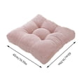 CuiLiyq Corduroy Chair Cushion, Tie-On Seat Pad with Plush Fill for ...