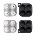 Ball Ice Maker Mold, 2.2" Large Sphere Round Ice Mold for Cocktails ...