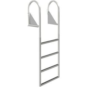 Garelick 3-Step Compact EEz-In II Anodized Aluminum Transom Ladder ...