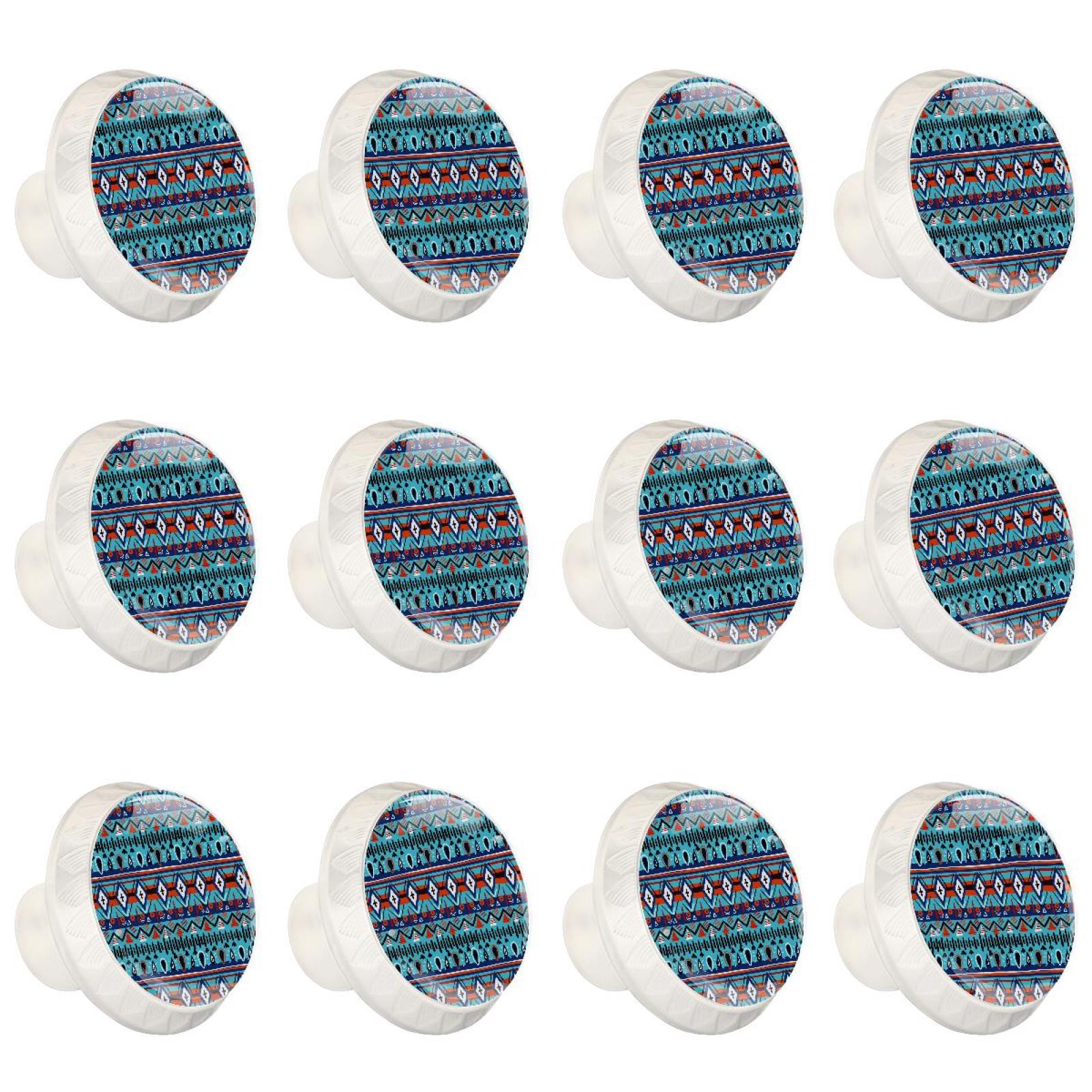 12 Pcs Bohemia Boho Tribe Knobs for Kitchen Cabinet Cupboard Dresser ...