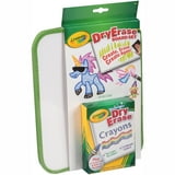 Crayola Dry-Erase Crayons Board Set; Create, Erase, Create Again ...