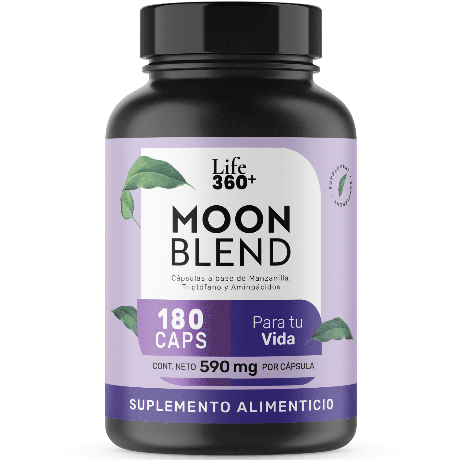 Life 360+ MOON BLEND | 180 Cápsulas | Cápsulas a base de manzanilla ...