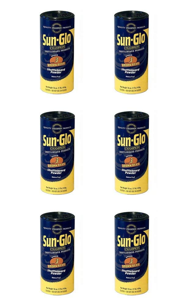 Sun Glo Shuffleboard Wax - Speed #3 / Brown Bear - 6 Pack - Walmart.com