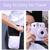 Jingyang PU Leather Camera Case, Pastel Blue, for Fujifilm Instax Mini ...