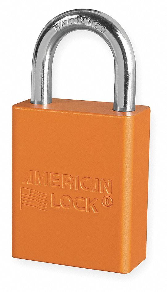 American Lock Lockout Padlock,KD,Orange,1-7/8"H A1105ORJ - Walmart.com